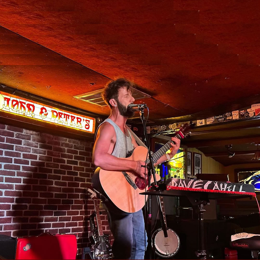 LIVE AT JOHN & PETER’S OUT NOW! | DAVE CAHILL | Singer, Songwriter, Producer, Dissident.